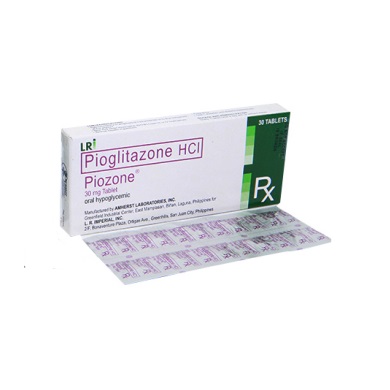 Buy Piozone pioglitazone hydrochloride 30mg tablet 1's online with ...